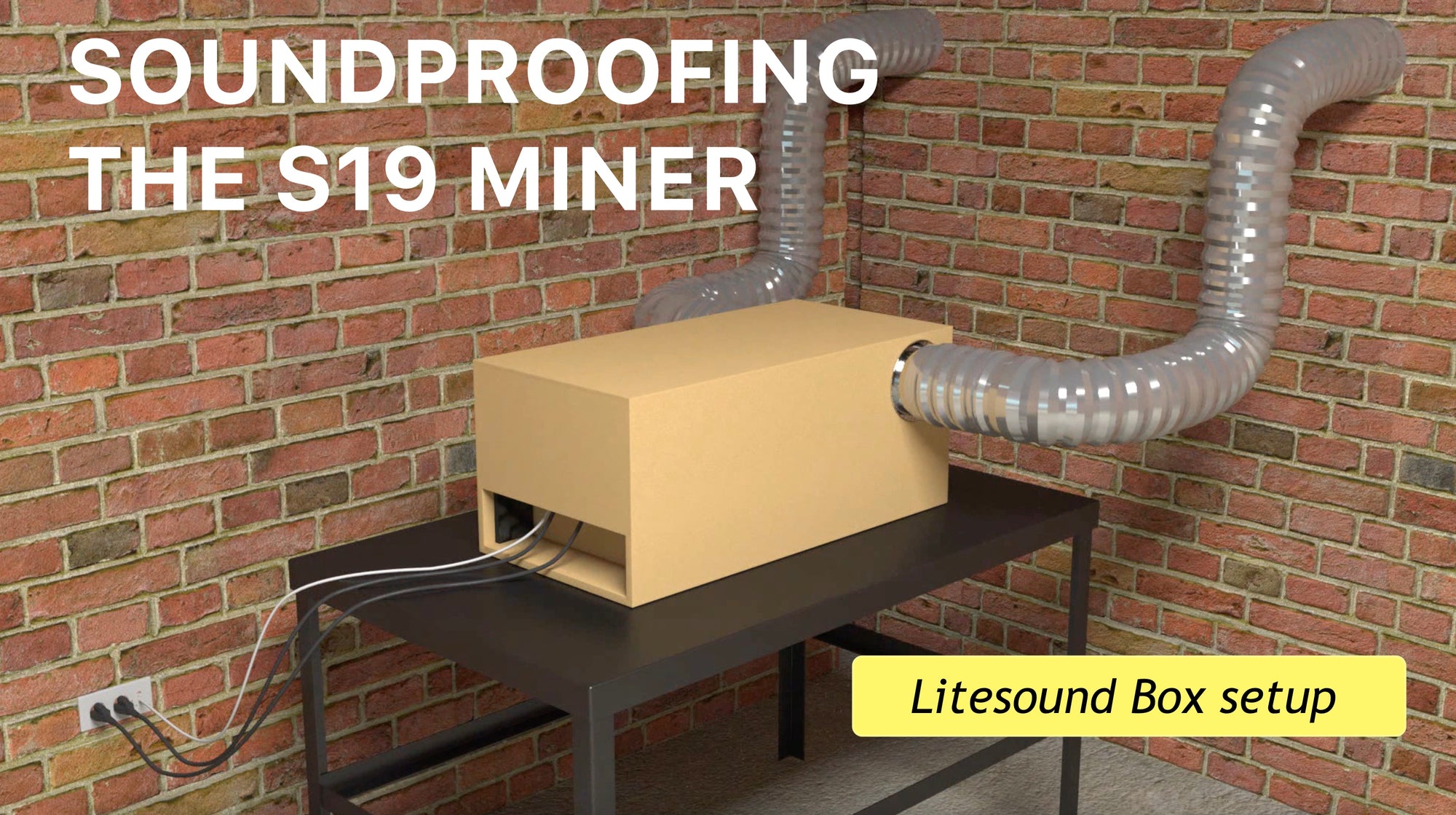 Sound proofing cases for bitcoin and cryptocurrency miners.– LiteSound Box